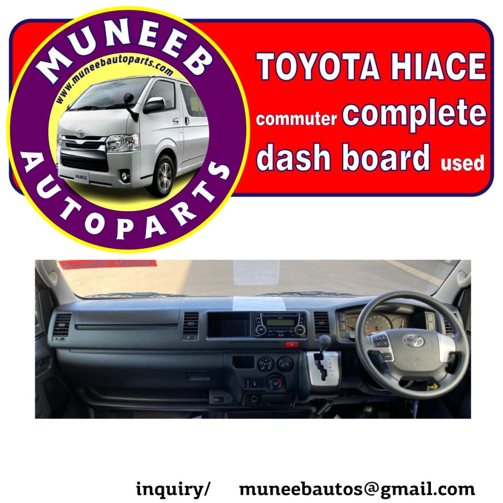 Toyota hi ace dashboard complete – Muneeb Auto Parts